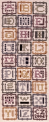 26 Stitches - Cross Stitch Chart: Stitch-It Central