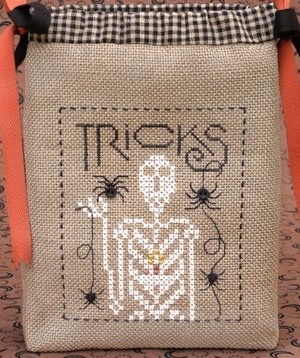 Spiders & Bones - Cross Stitch Chart: Stitch-It Central