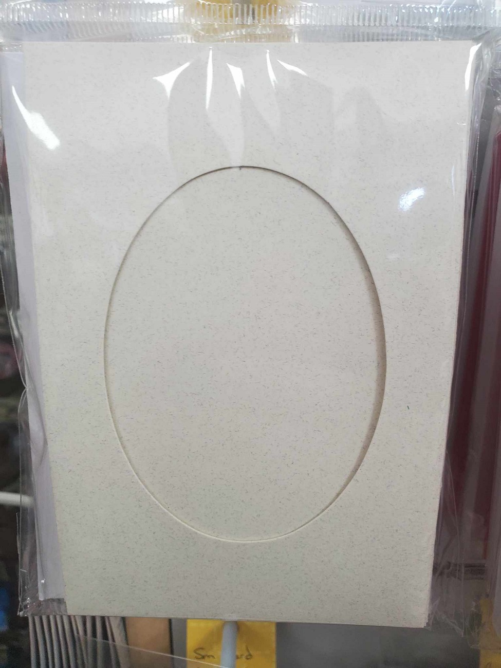 Small Parchment Needlework Cards - Oval Opening: Stitch-It Central