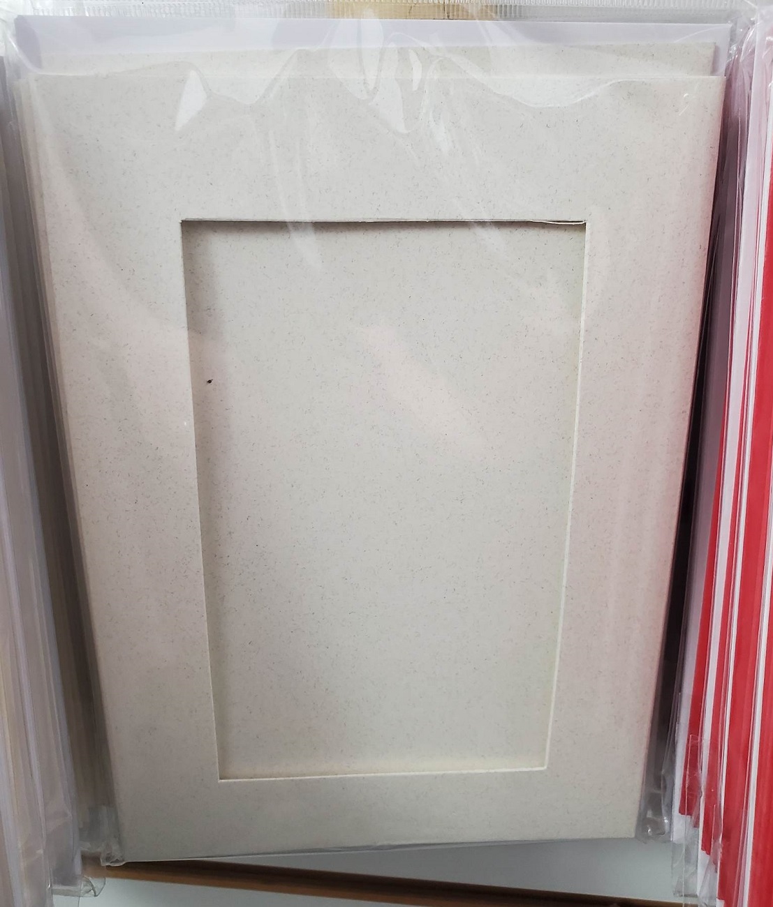 Small Parchment Needlework Cards - Rectangular Opening: Stitch-It Central