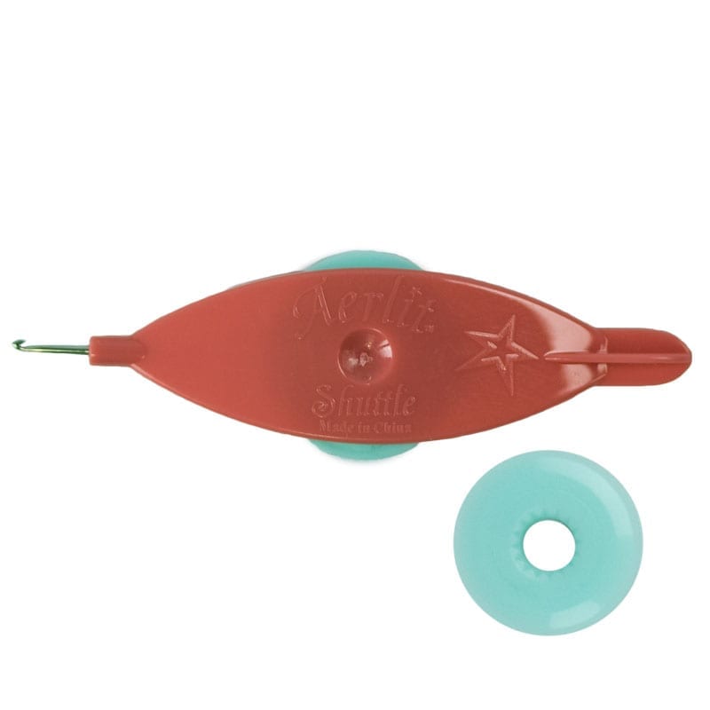 Aerlit Tatting Shuttle With 2 Bobbins - Coral Sea (SHH447): Stitch-It ...