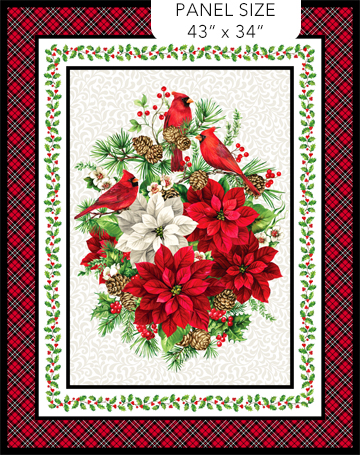 Cardinal Christmas - Cardinal Panel DP25476-10 (43"x34") - Quilting ...