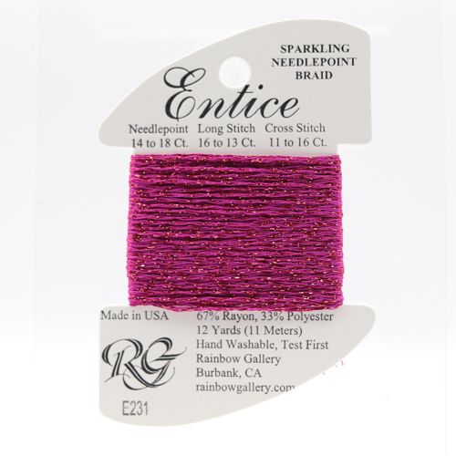 E231 Dark Raspberry - Entice Rainbow Gallery: Stitch-It Central