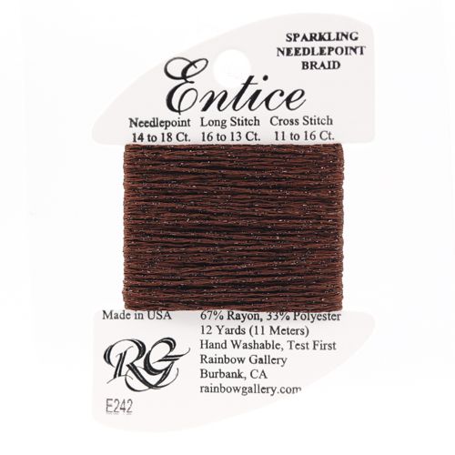 E242 Root Beer - Entice Rainbow Gallery: Stitch-It Central