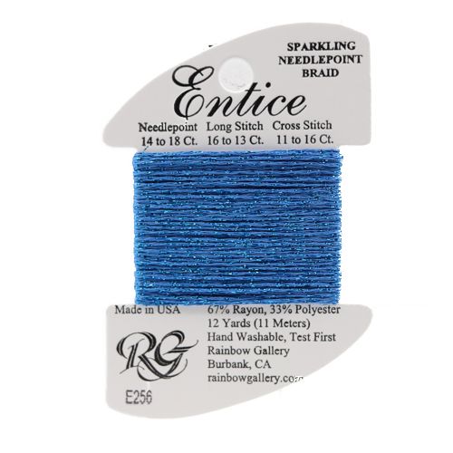 E256 Brilliant Blue - Entice Rainbow Gallery: Stitch-It Central