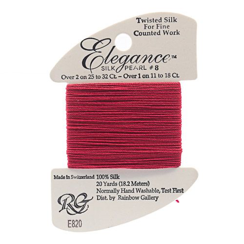 E820 Ruby Red - Elegance Rainbow Gallery: Stitch-It Central
