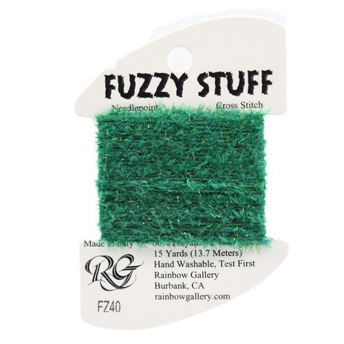 FZ40 Dark Emerald - Fuzzy Stuff Rainbow Gallery: Stitch-It Central