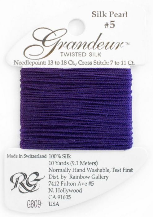 G809 Dark Purple - Grandeur Rainbow Gallery: Stitch-It Central