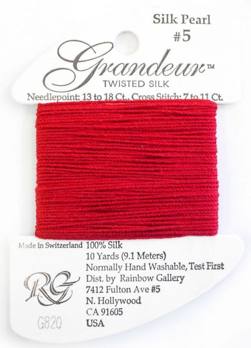 G820 Ruby Red - Grandeur Rainbow Gallery: Stitch-It Central