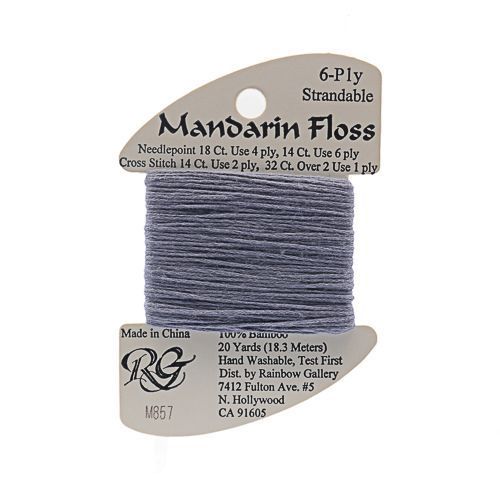 M857 Confederate Gray - Mandarin Floss: Stitch-It Central