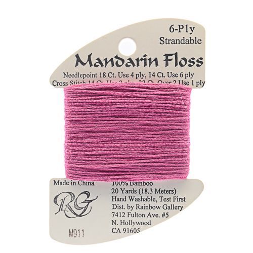 M911 Raspberry - Mandarin Floss: Stitch-It Central