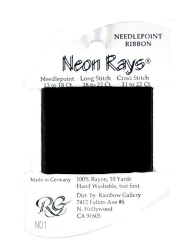 N01 Black - Neon Rays: Stitch-It Central