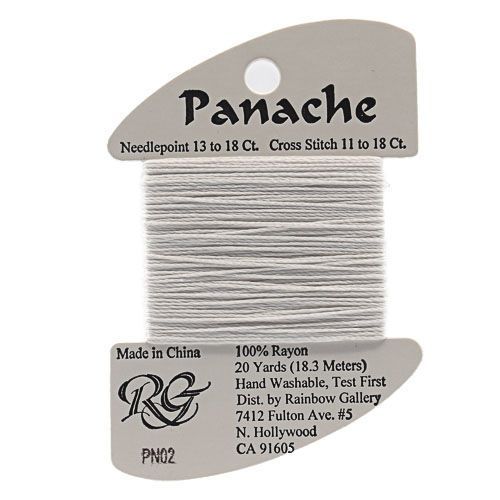 PN02 White - Panache Rainbow Gallery: Stitch-It Central