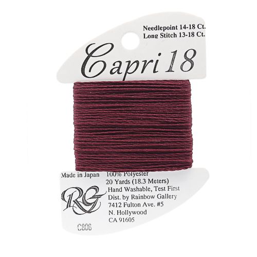C806 Burgundy - Capri 18 Rainbow Gallery: Stitch-It Central