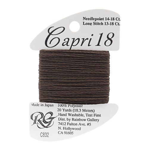 C832 Dark Chocolate - Capri 18 Rainbow Gallery: Stitch-It Central