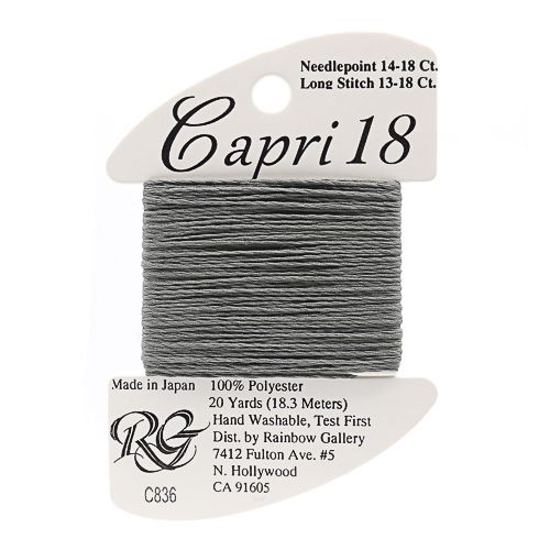 C836 Gunmetal - Capri 18 Rainbow Gallery: Stitch-It Central