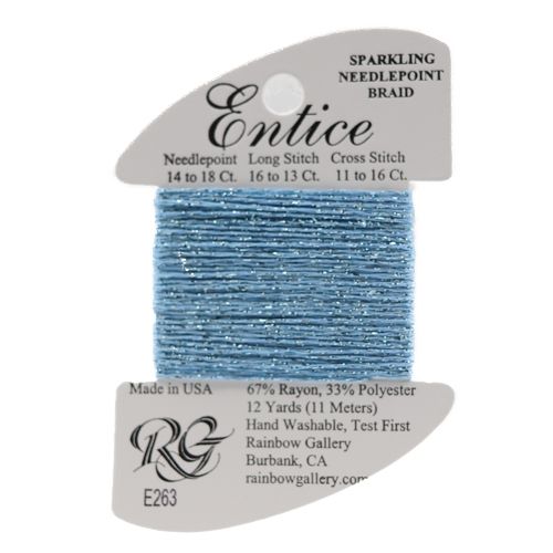 E263 Sky Blue - Entice Rainbow Gallery: Stitch-It Central