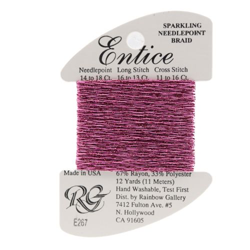 E267 Very Berry - Entice Rainbow Gallery: Stitch-It Central