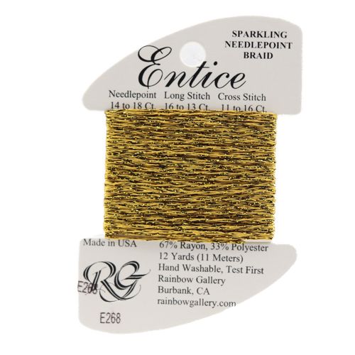 E268 Gothic Gold - Entice Rainbow Gallery: Stitch-It Central