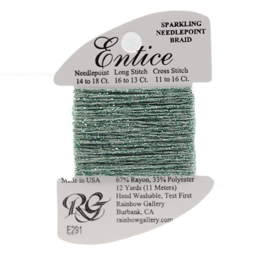 E291 Mist Green - Entice Rainbow Gallery: Stitch-It Central