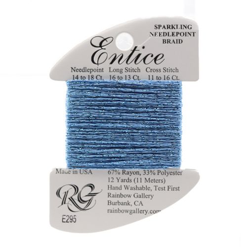 E295 Vivid Blue - Entice Rainbow Gallery: Stitch-It Central