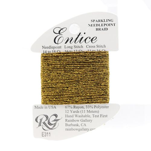E311 Antique Gold - Entice Rainbow Gallery: Stitch-It Central