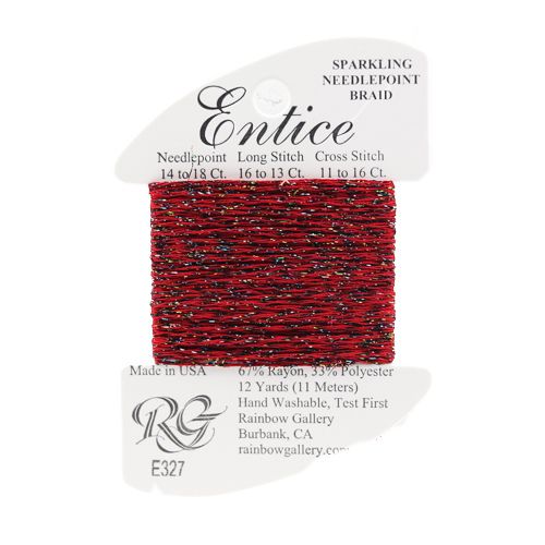 E327 Chinese Red - Entice Rainbow Gallery: Stitch-It Central