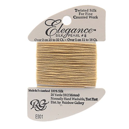 E901 Pale Golden Brown - Elegance Rainbow Gallery: Stitch-It Central