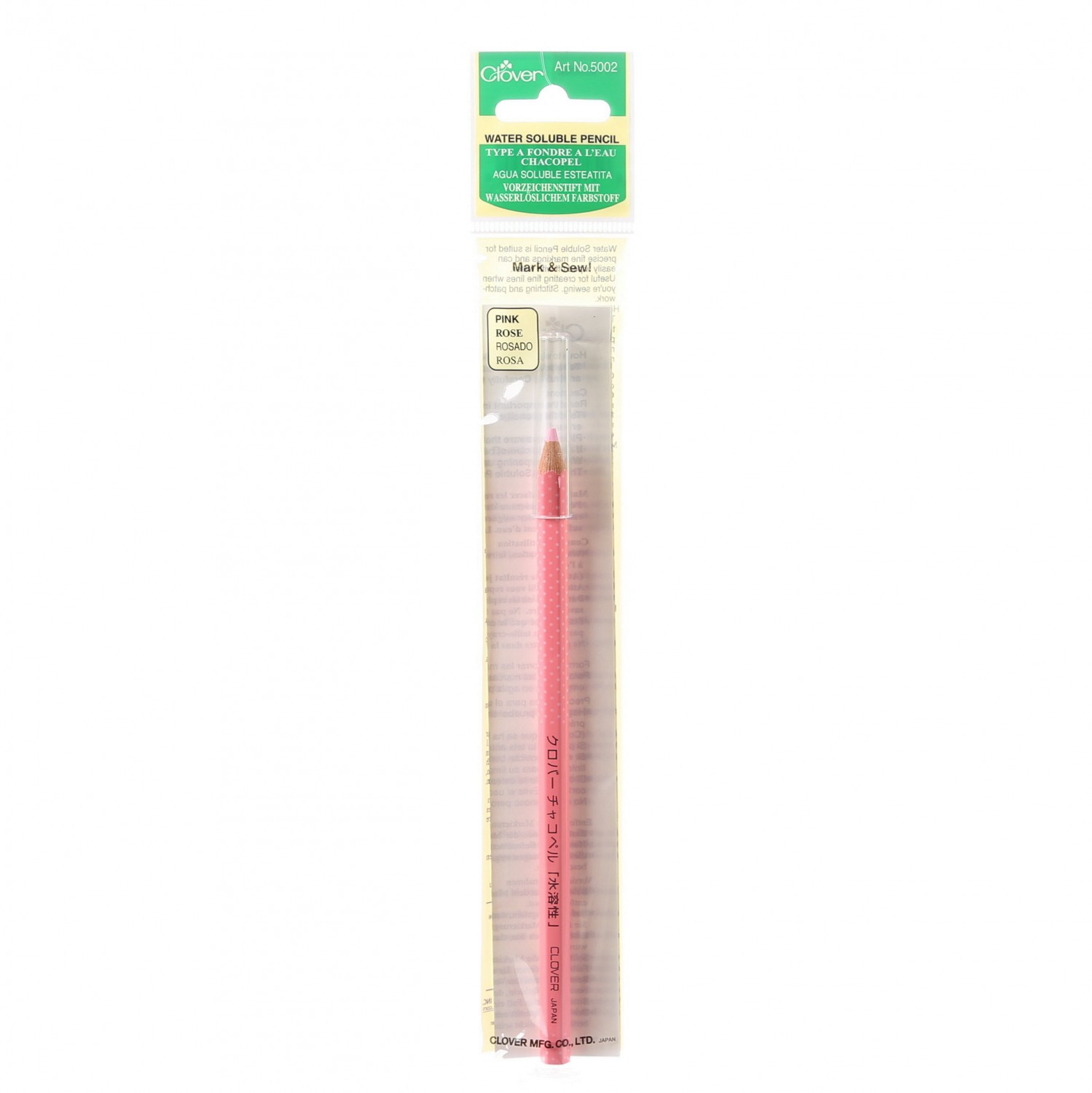 Water Soluble Pencil #5002 - Pink: Stitch-It Central