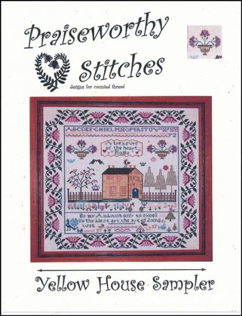 Yellow House Sampler - Cross Stitch Chart: Stitch-It Central