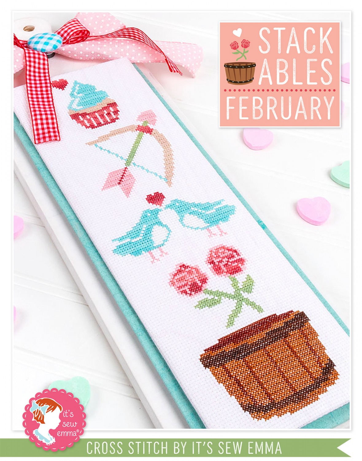 February Stackables - Cross Stitch Chart: Stitch-It Central
