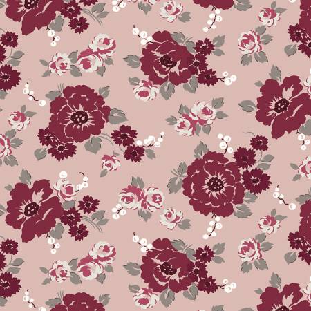 Heartfelt - Floral Rose # C13491-ROSE - Quilting Fabric: Stitch-It Central