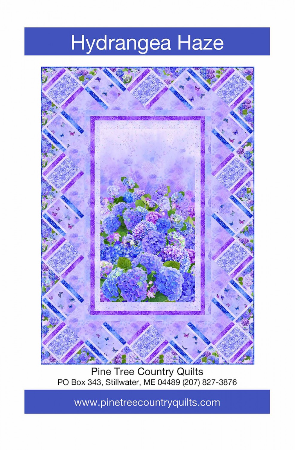 Hydrangea Haze PTN2010 - Quilting Pattern: Stitch-It Central