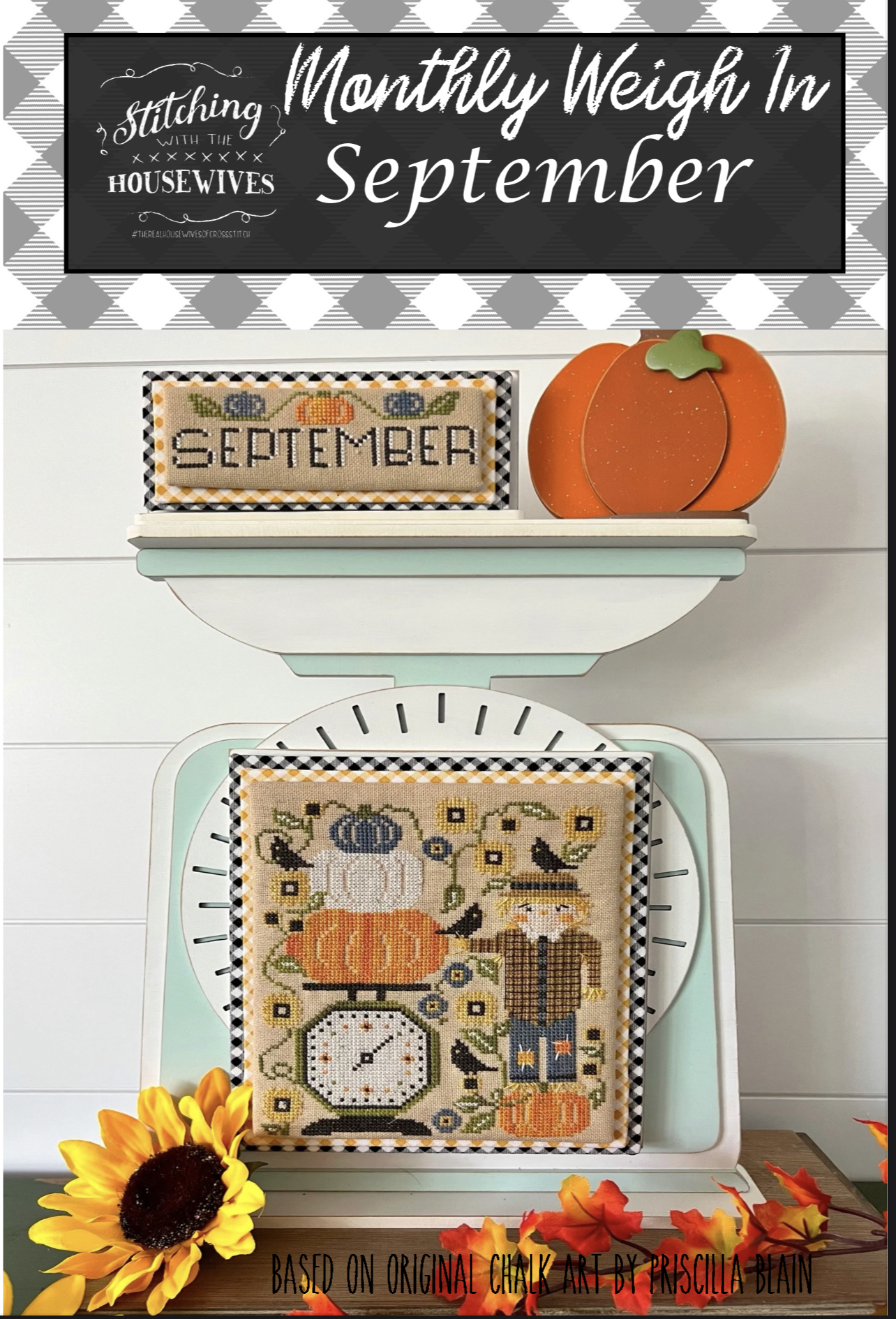 Monthly Weigh In - September - Cross Stitch Chart: Stitch-It Central