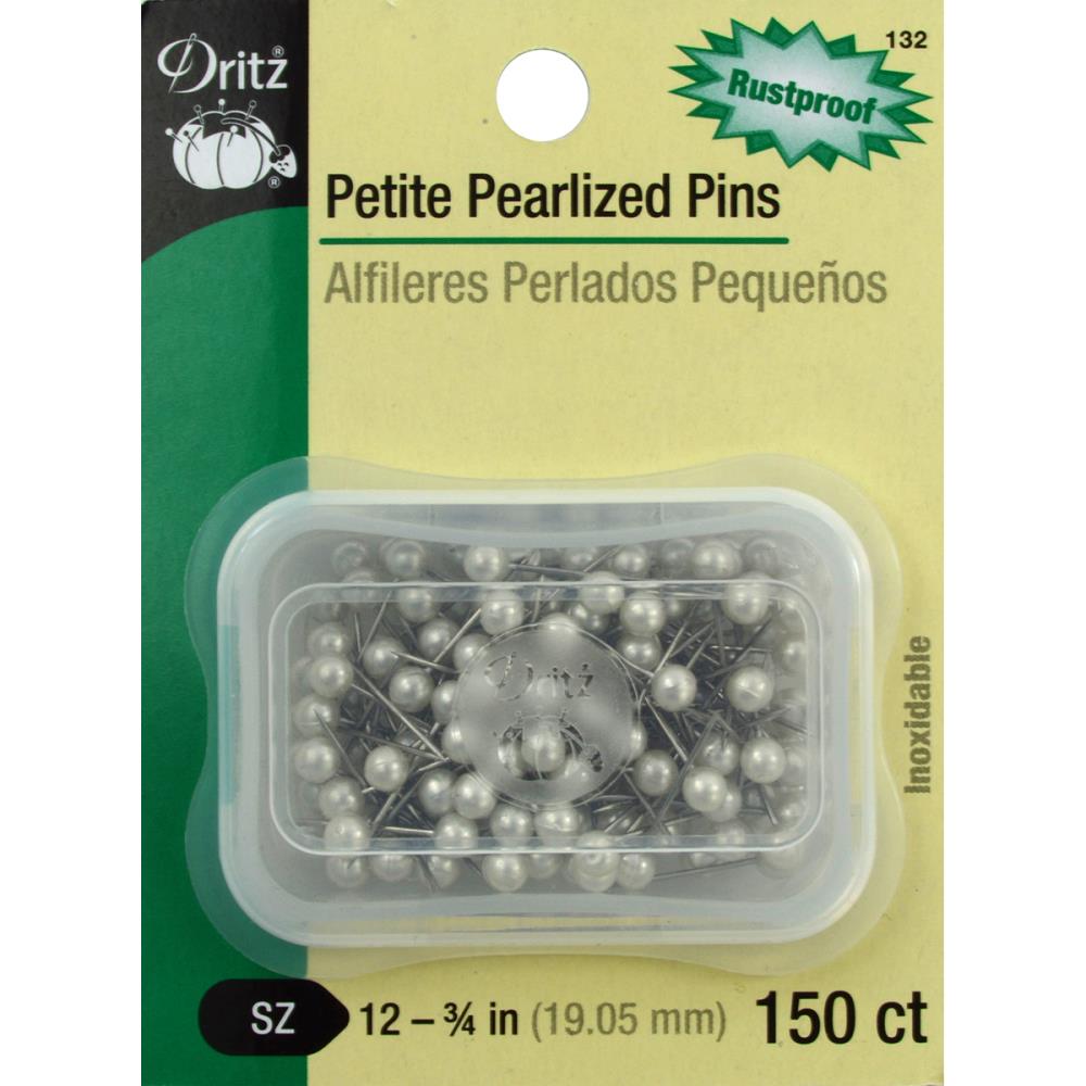Petite Pearlized Size 12 Pins # 132 (150Pkg): Stitch-It Central