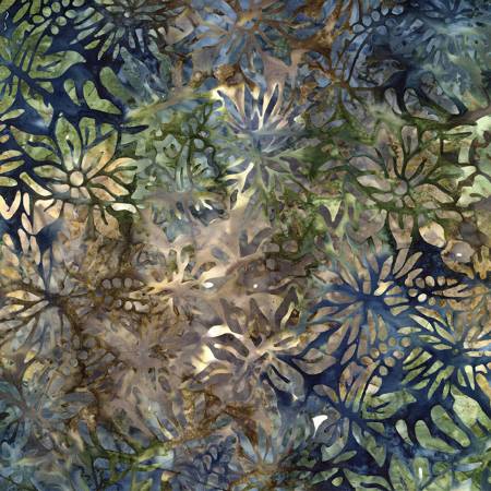 Tonga Batik Windsong - Spruce Lush Garden # B2726-SPRUCE - Quilting ...