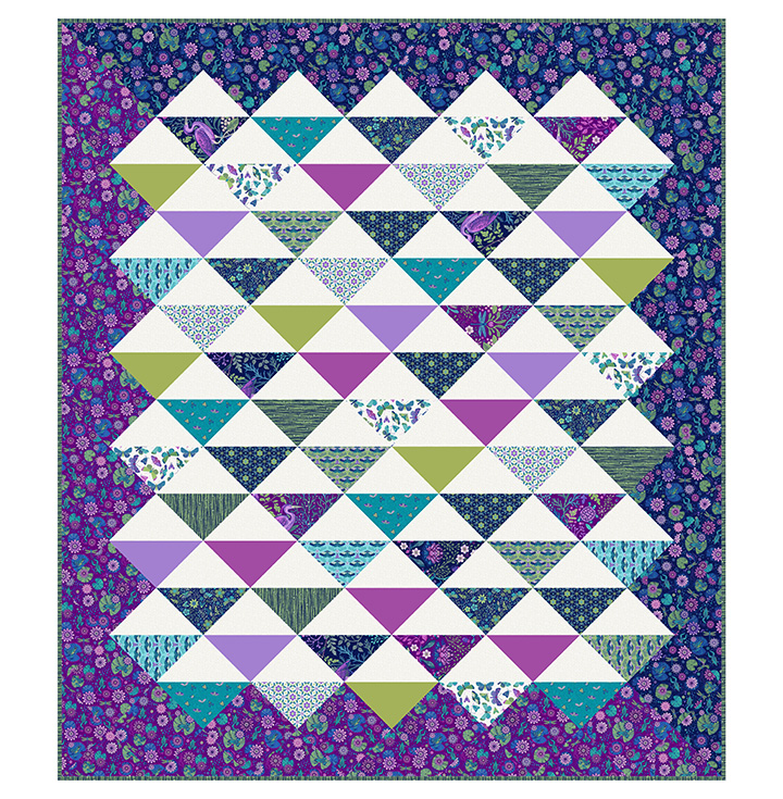 Spring Dance PTN3161 (79"x90.5") - Quilting Pattern: Stitch-It Central