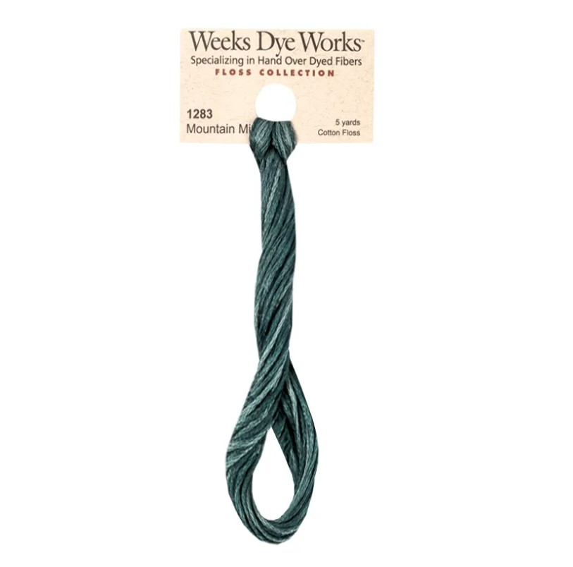 1283 Mountain Mist - Weeks Dye Works Floss: Stitch-It Central