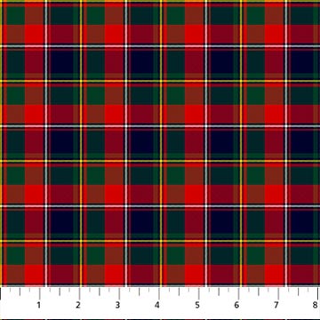 Tartan Traditions of Canada - Quebec - Red Multi W25578-24 - Quilting ...