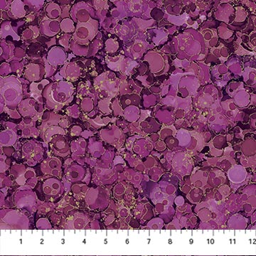 Midas Touch - Plum/Metallic DM26834-26 - Quilting Fabric: Stitch-It Central