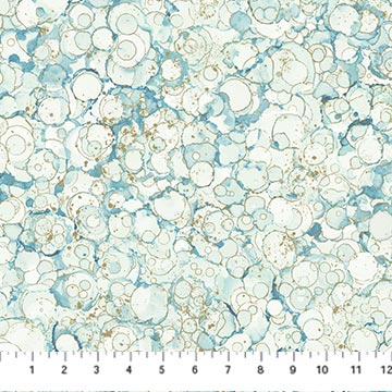 Midas Touch - Blue Sage/Metallic DM26834-41 - Quilting Fabric: Stitch ...