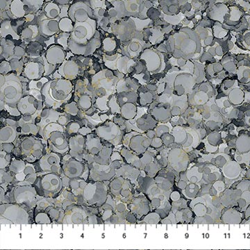 Midas Touch - Dark Gray/Metallic DM26834-97 - Quilting Fabric: Stitch ...