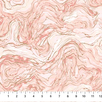 Midas Touch - Rose/Metallic DM26835-23 - Quilting Fabric: Stitch-It Central
