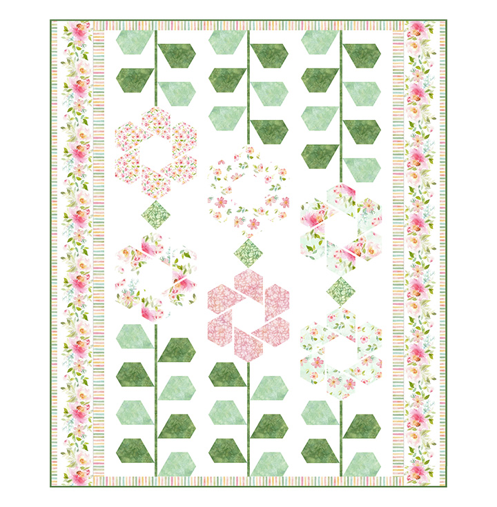 Hanging Garden PTN3222 - Quilting Pattern: Stitch-It Central