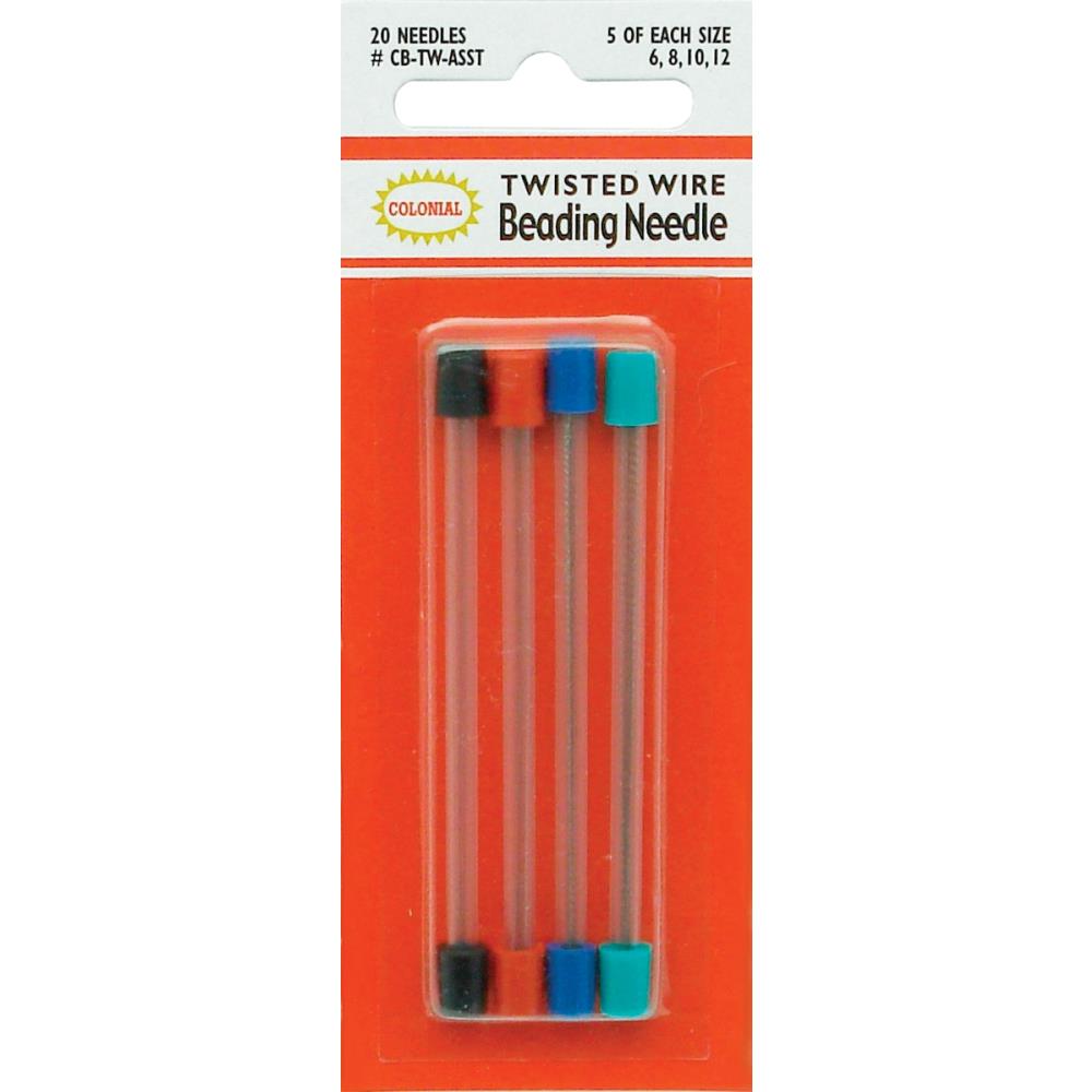 --Twisted Wire Beading Needles - Size 6/12 - 20/Pkg: Stitch-It Central