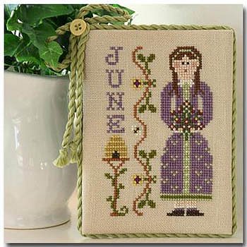 Calendar Girls #6 - June - Cross Stitch Chart: Stitch-It Central