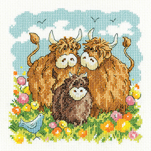 Highland Cows - Cross Stitch Chart: Stitch-It Central