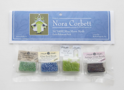 Miss Moon Moth - Embellishment Pack NC345E: Stitch-It Central
