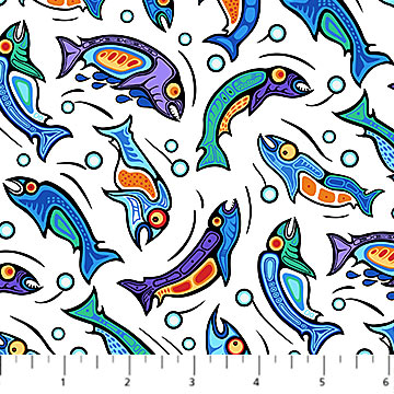 Sacred Earth - White Multi 27110-10 - Quilting Fabric: Stitch-It Central
