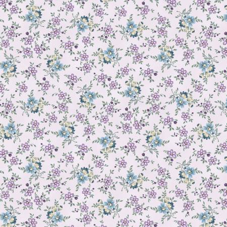 Twilight Garden - Lilac Calico Flannel 3192F-55 - Quilting Fabric ...